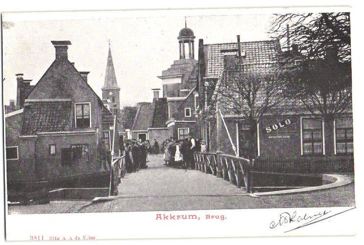 Panorama Akkrum (jaartal: 1900 tot 1910) - Foto's SERC