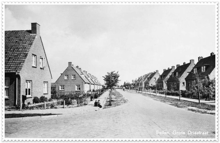 Grote Driestraat Beilen (jaartal: 1950 tot 1960) - Foto's SERC