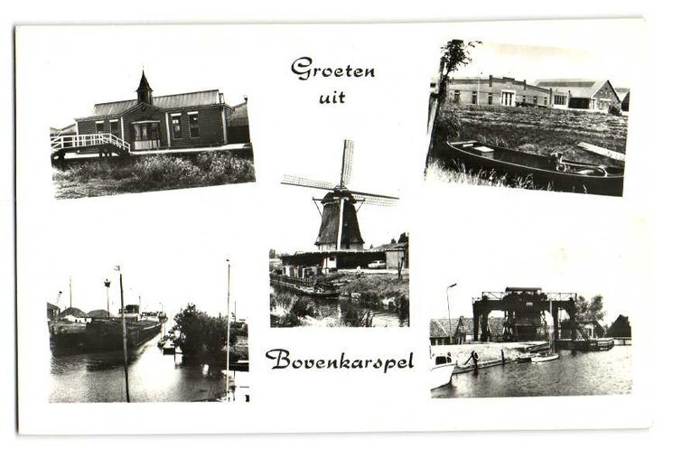 Ansichtkaarten Bovenkarspel (jaartal: 1960 tot 1970) - Foto's SERC