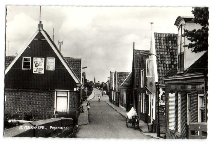 Peperstraat Bovenkarspel (jaartal: 1960 tot 1970) - Foto's SERC