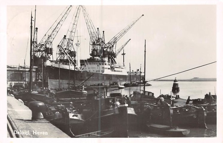 Haven Delfzijl (jaartal: 1950 tot 1960) - Foto's SERC