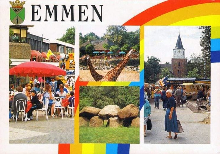 Ansichtkaarten Emmen Emmen (jaartal: 1970 tot 1980) - Foto's SERC