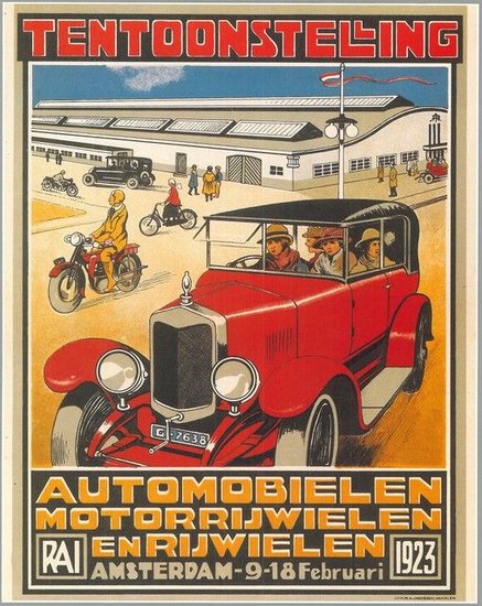 Auto Reclame van Vroeger Oude Reclame Posters (jaartal: 1930 tot 1940 ...