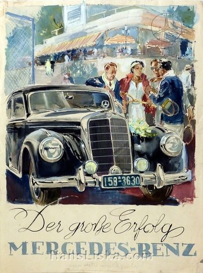Auto Reclame van Vroeger Oude Reclame Posters (jaartal: 1950 tot 1960 ...