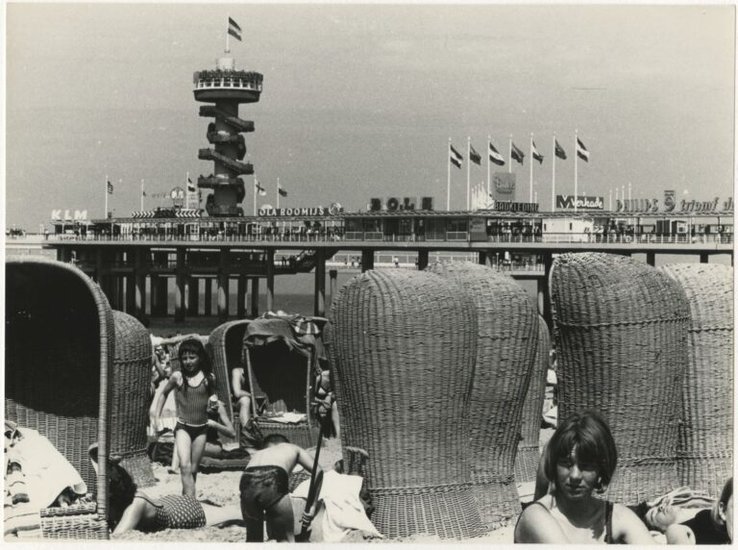 Strand Scheveningen (jaartal: 1960 tot 1970) - Foto's SERC