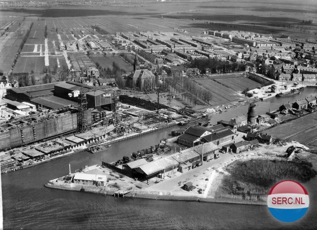 Luchtfoto's Alblasserdam (jaartal: 1950 tot 1960) - Foto's SERC