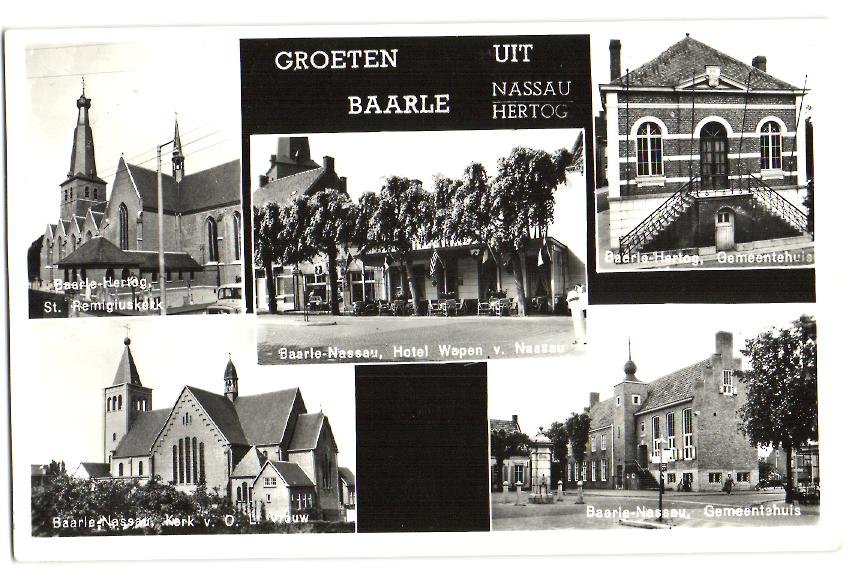 Ansichtkaarten Baarle-Nassau (jaartal: 1950 tot 1960) - Foto's SERC