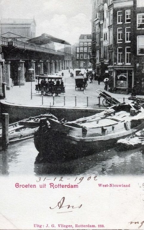 Waar in Rotterdam? Rotterdam (jaartal: 1900 tot 1910) - Foto's SERC